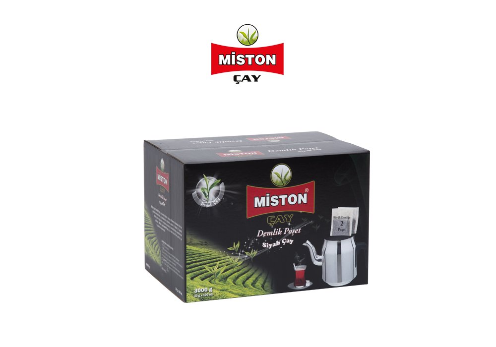 Miston Çay Demlik Poşet 30 g x 100 ad.3 kg – Miston Çay